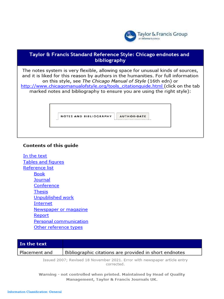 TF ChicagoEB | PDF | Citation | Bracket