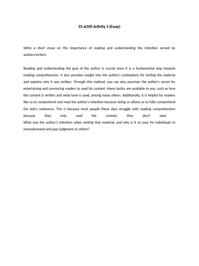 01 eLMS Activity 3 | PDF