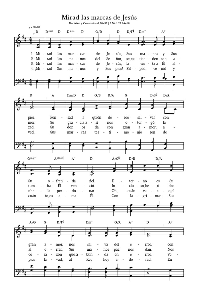 Mirad Las Marcas de Jesús | PDF