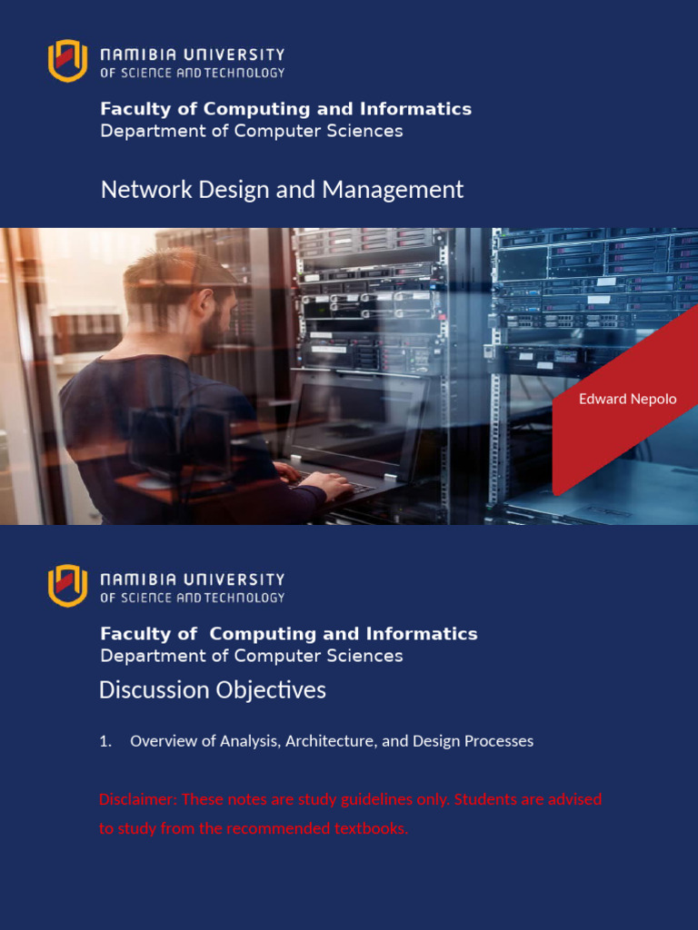 Week 3 Overview of Analysis, Architecture, And Design Processes | PDF | Computer Network ...