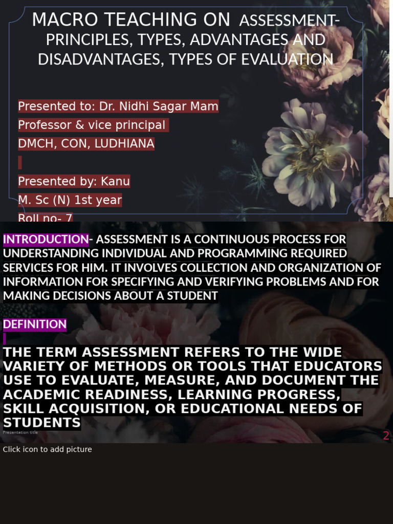 Macro Teaching On Nidhi Mam 2 | PDF | Educational Assessment | Evaluation