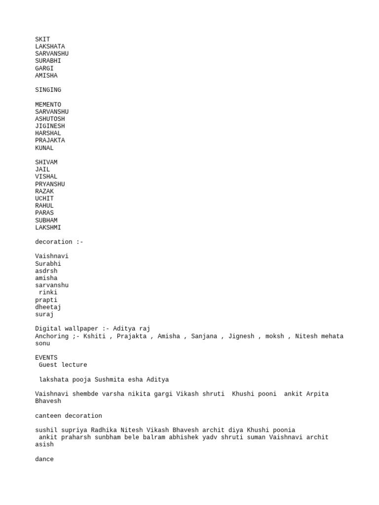 Skit | PDF