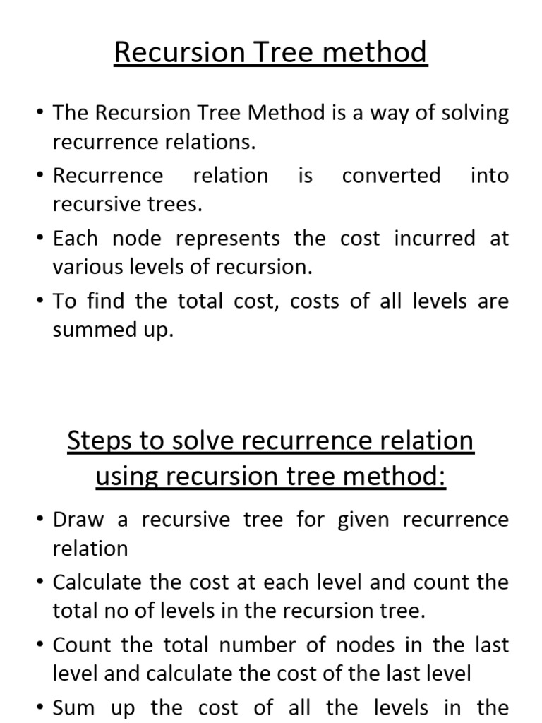 Rec Tree | PDF