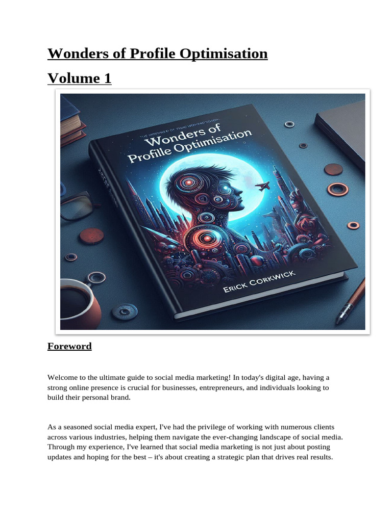 Wonders of Profile Optimisation | PDF | Résumé | Linked In