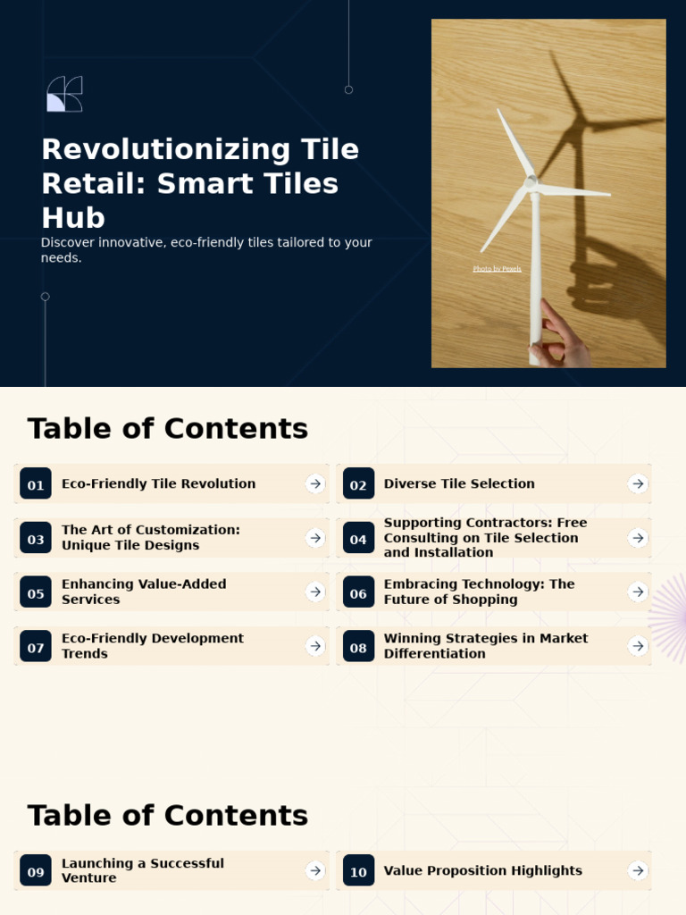 Eco-Friendly Tile Hub Innovations | PDF | Tile | Pricing