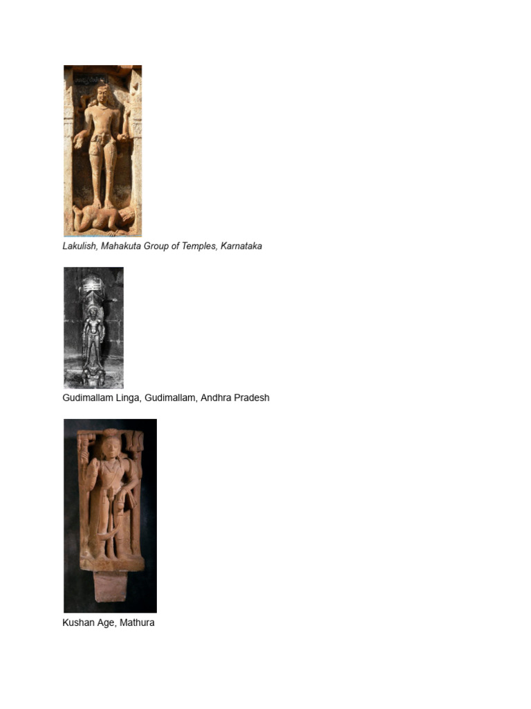 Ashtamurti Shiva: Historical Sculptures | PDF