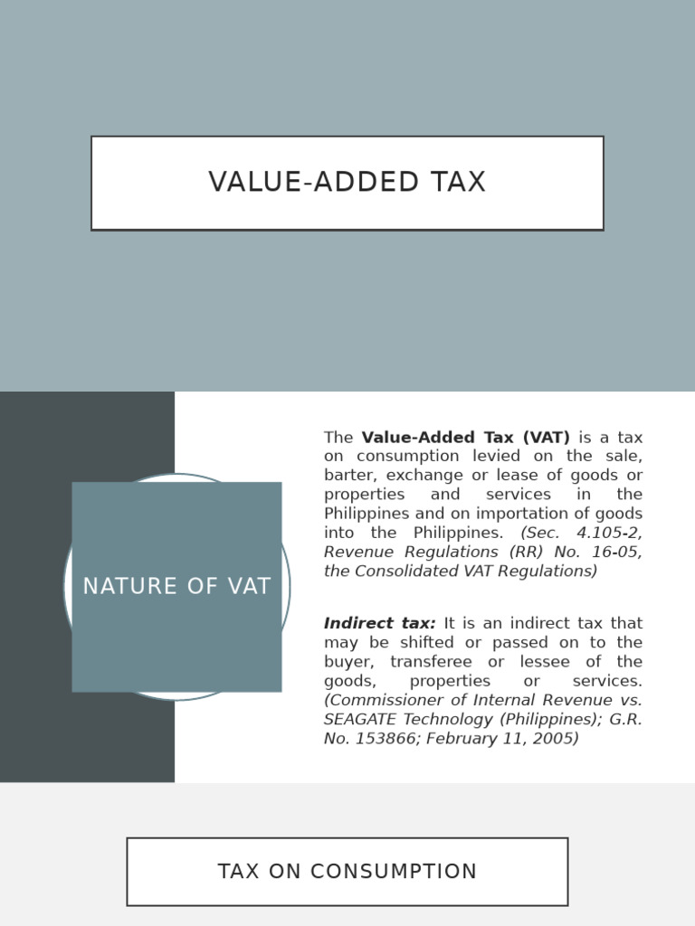10.-VAT | PDF | Value Added Tax | Taxes