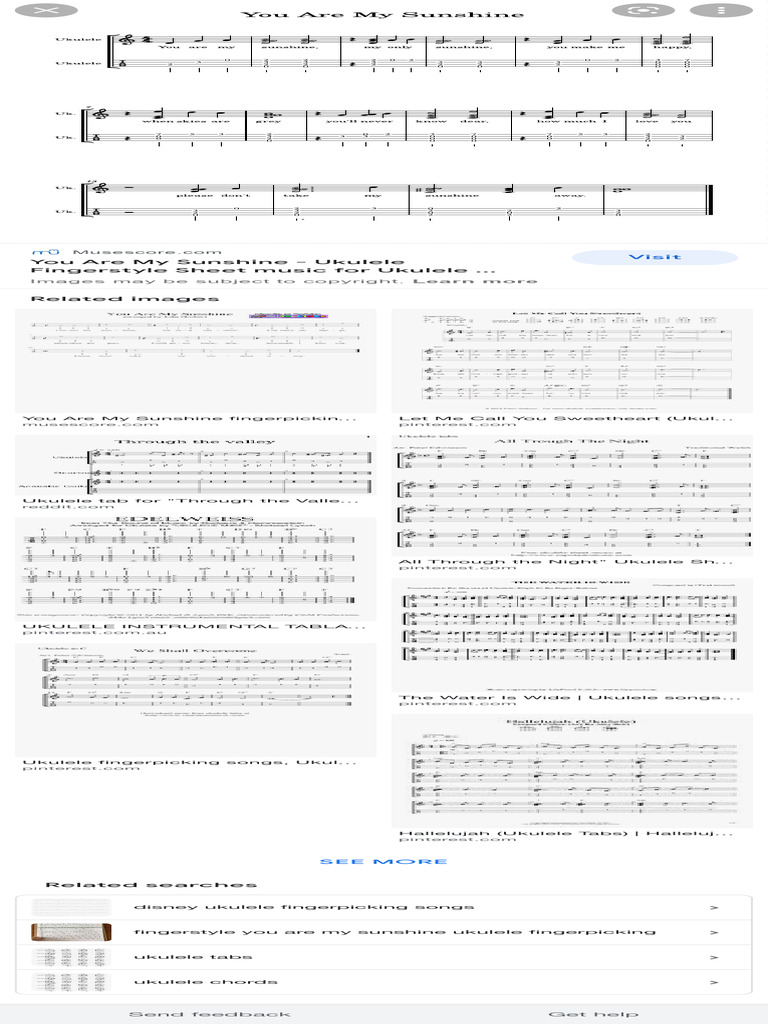 Ukulele Fingerpicking - Google Search | PDF