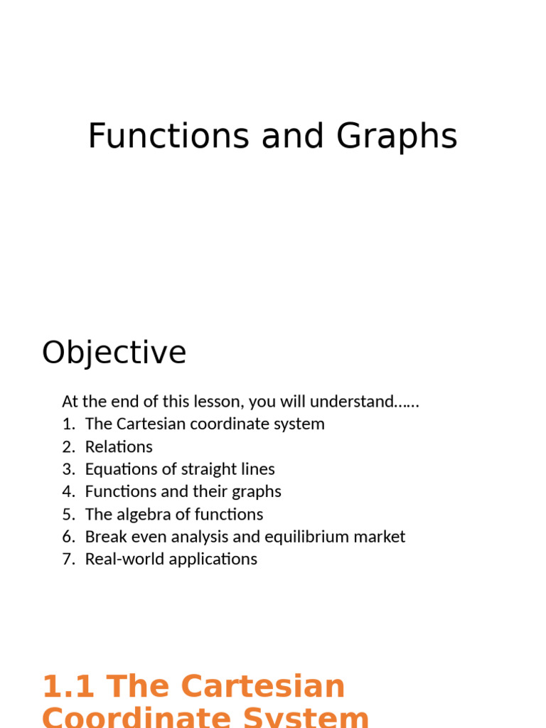 Functions and Graphs | PDF | Supply (Economics) | Demand