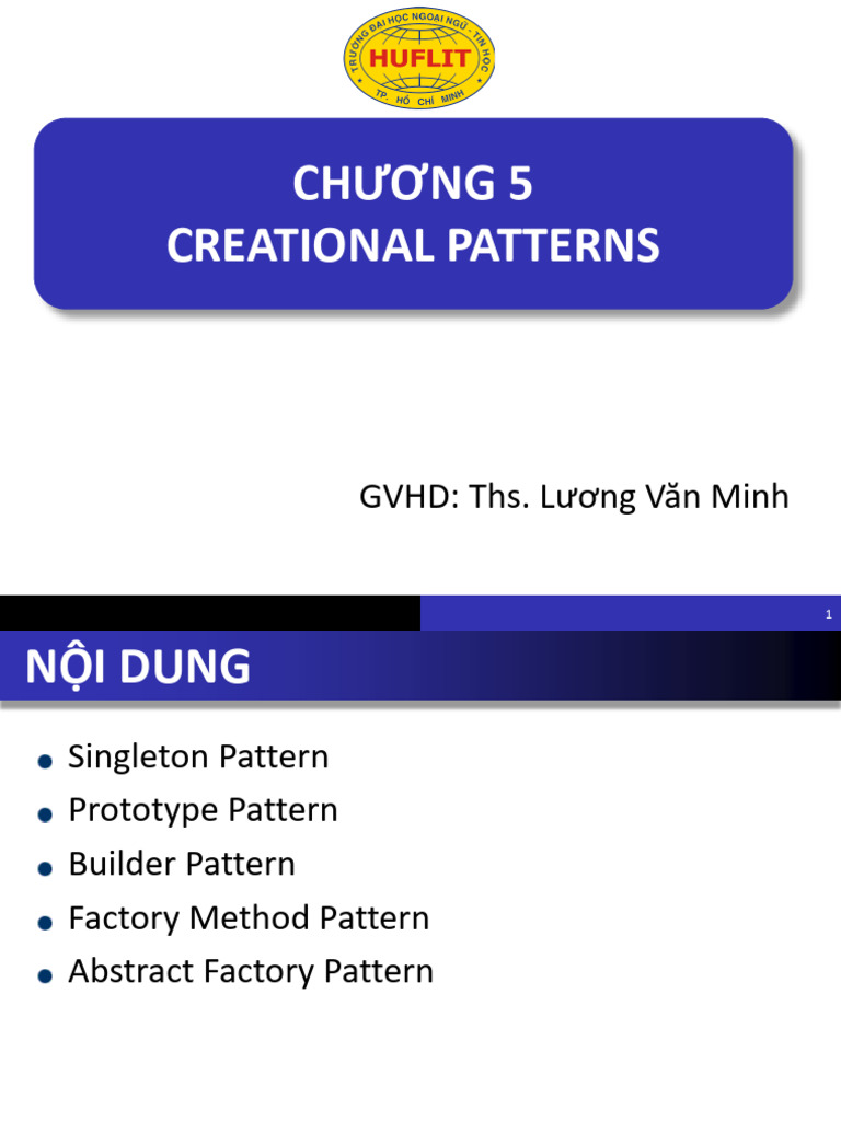 Chapter 5 Creational Patterns Pdf Class Computer Programming Method Computer Programming