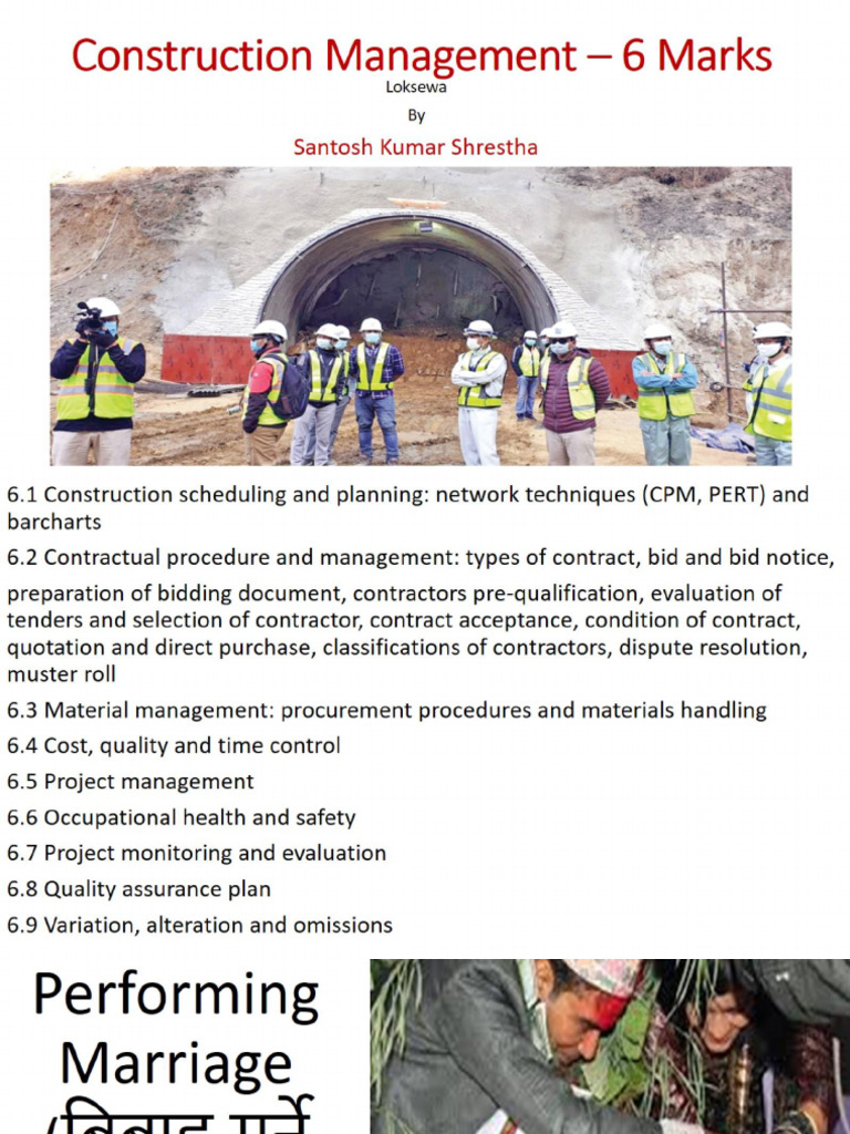 Construction Management | PDF