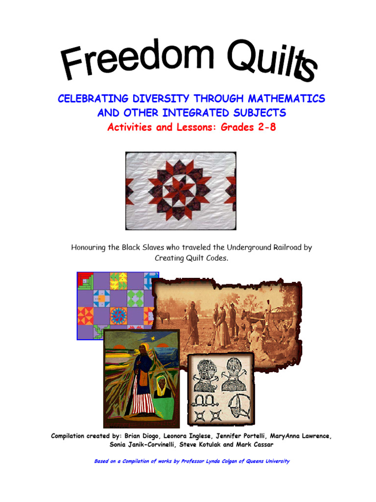Freedom Quilts | PDF | Underground Railroad | Triangle
