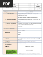 Tagalog Reflection | PDF