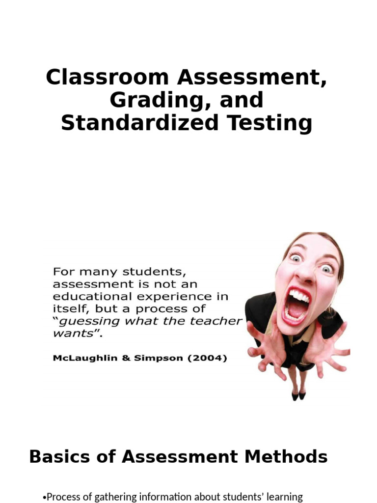 5. Grading, Assessment & Testing_ V | PDF | Educational Assessment ...