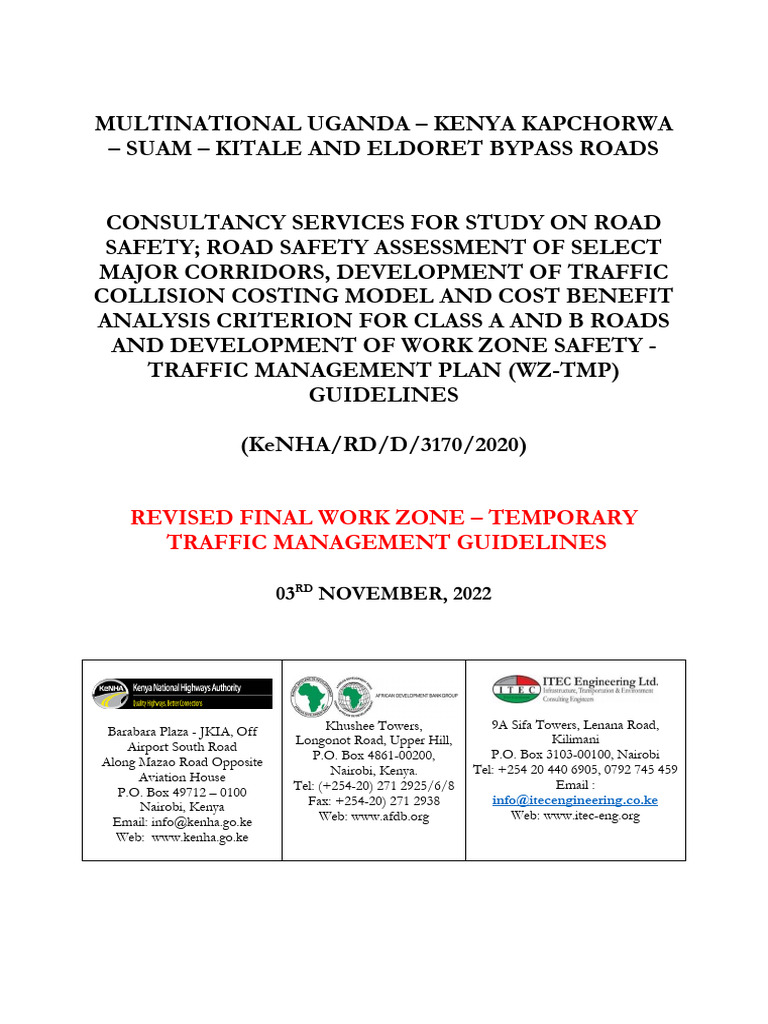 Revised Work Zone Traffic Management Guidelines | PDF | Road | Traffic