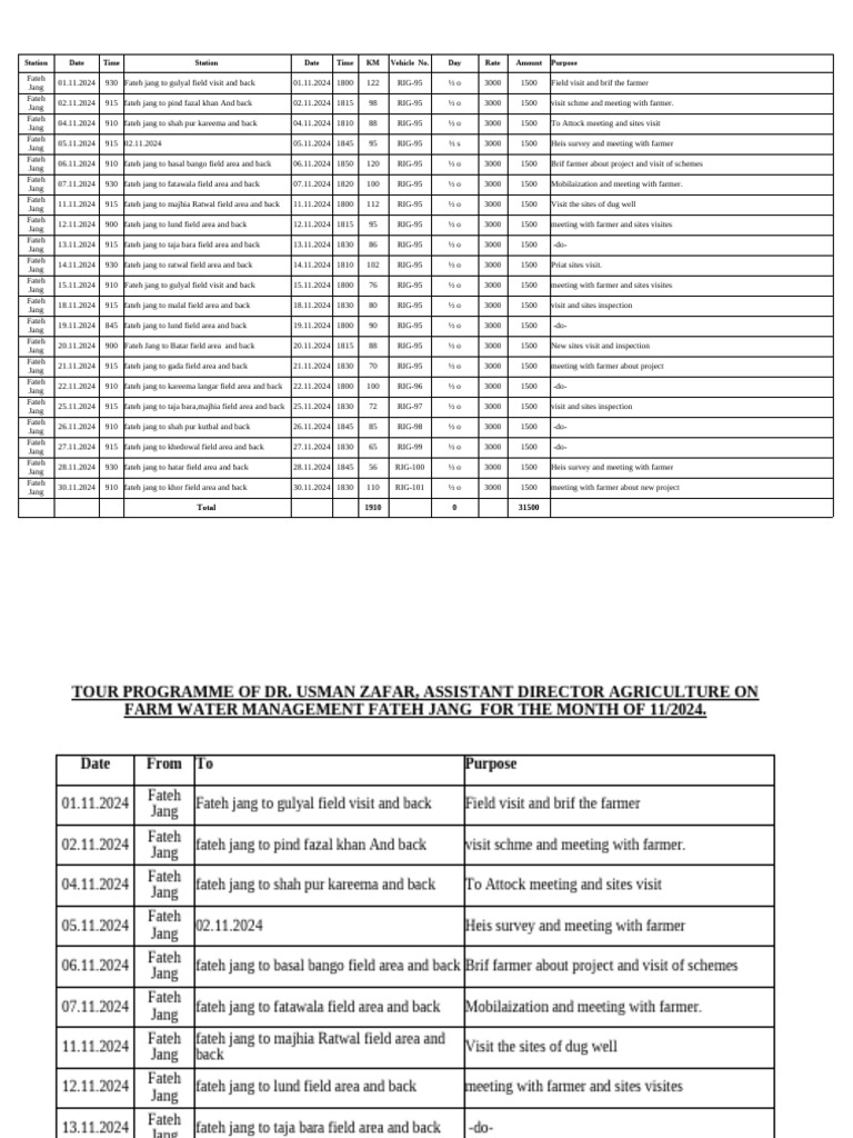 TA Usman Zafar November 2024 | PDF