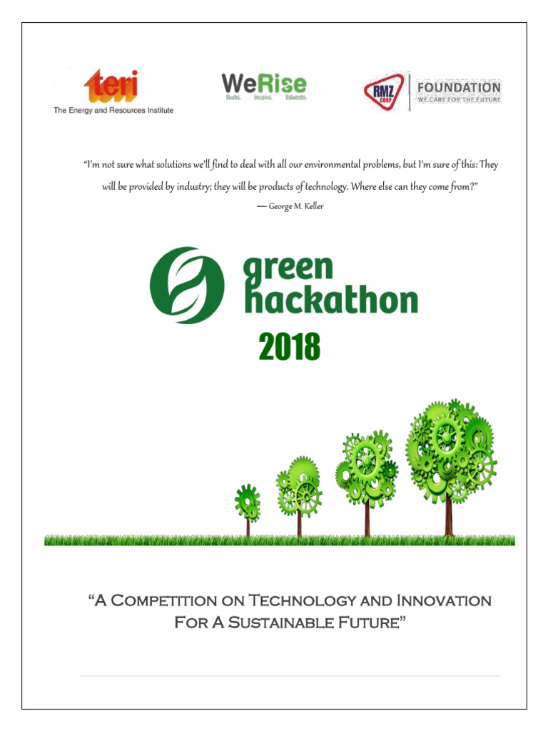 Green Hackathon Bgnote 0 | PDF | Sustainability | Sustainable Development