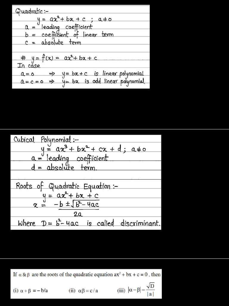 02 Quadratic Equation Gold 1741454360981 | PDF
