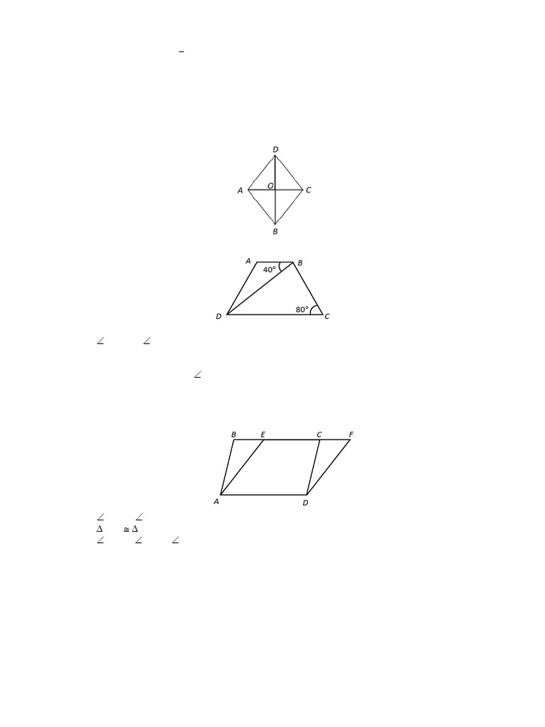 Good Hope School - 16 21 3A Ch.5 Quadrilaterals MC | PDF | Rectangle ...