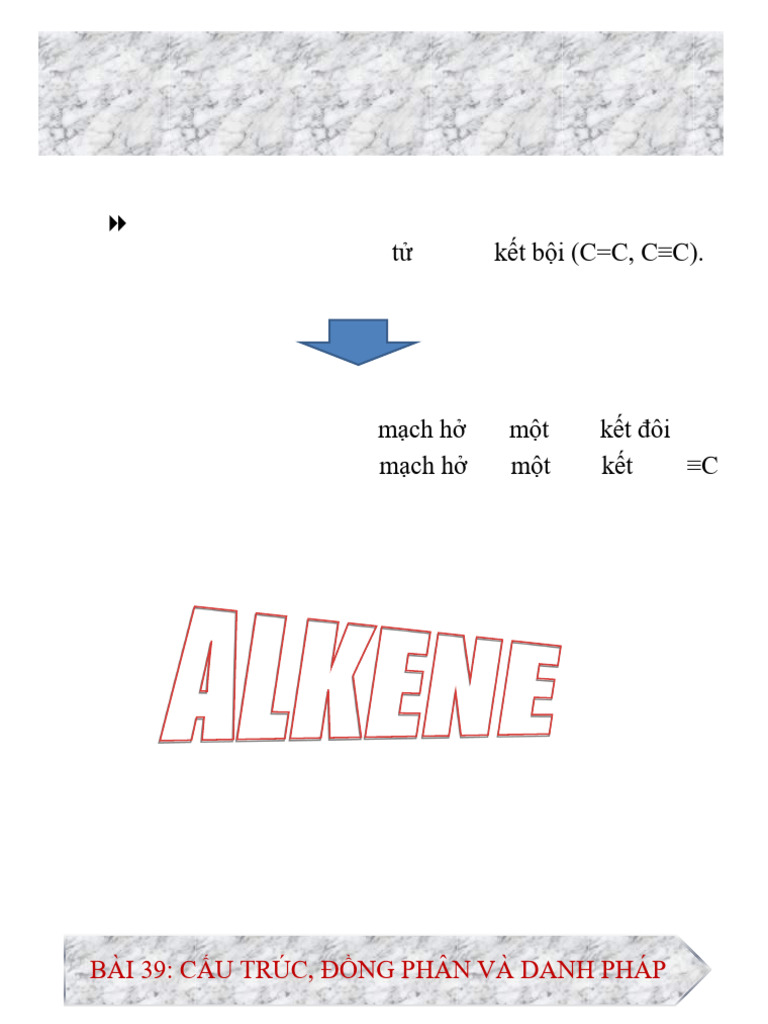 Chuong 4 Hydrocarbon Khong No Alkene | PDF