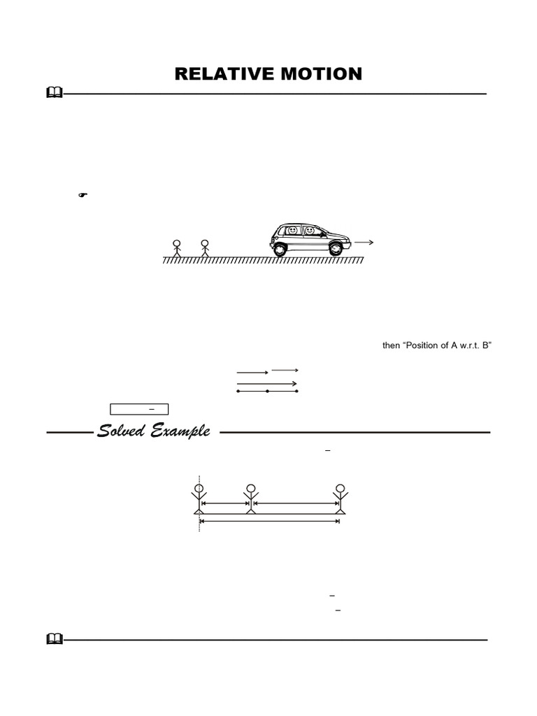 Understanding Relative Motion Concepts | PDF | Acceleration | Velocity