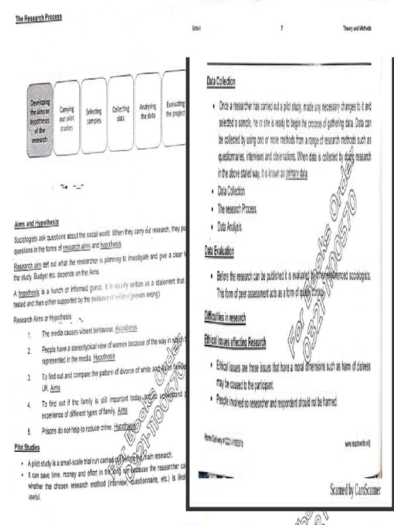 Theory and Methods NOTES | PDF