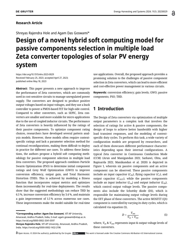 10.1515 - Ehs 2023 0029 | PDF | Passivity (Engineering) | Electrical Network