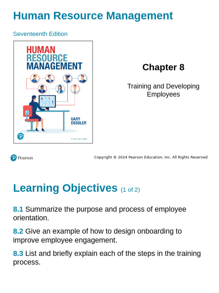 Dessler Hrm17 PPT 08 Training & Development | PDF | Learning | Educational Technology