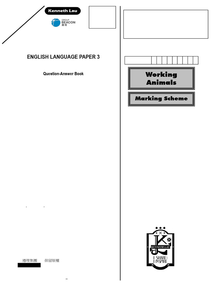 2019 DSE English Language Paper 3 Guide | PDF | Grammar | Phrase