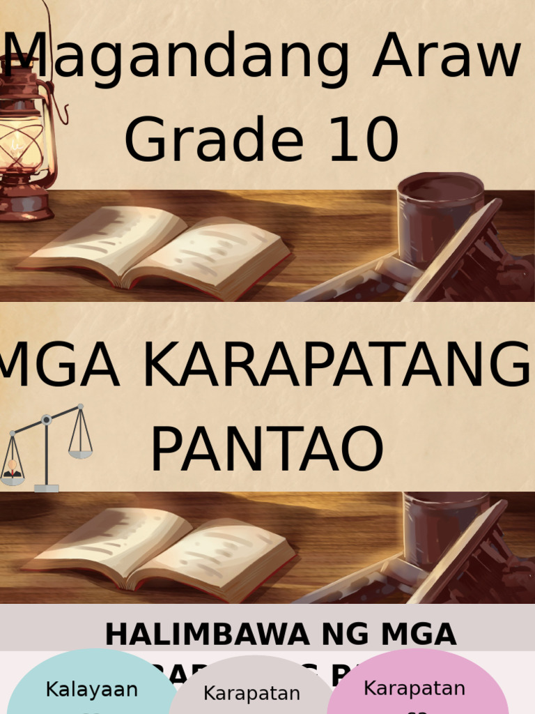 Lesson 4 Karapatang Pantao - 20250223 - 151058 - 0000 | PDF