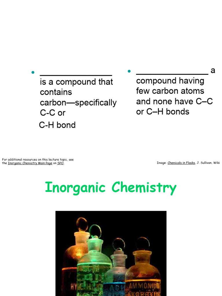 2 Inorganic Chemistry Basics Lecture PowerPoint VCBC | PDF | Redox ...