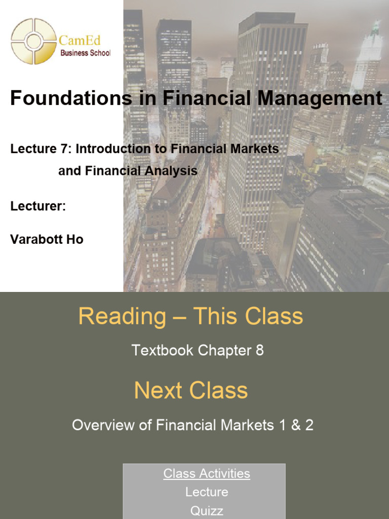 Chapter 7 | PDF | Stocks | Financial Markets