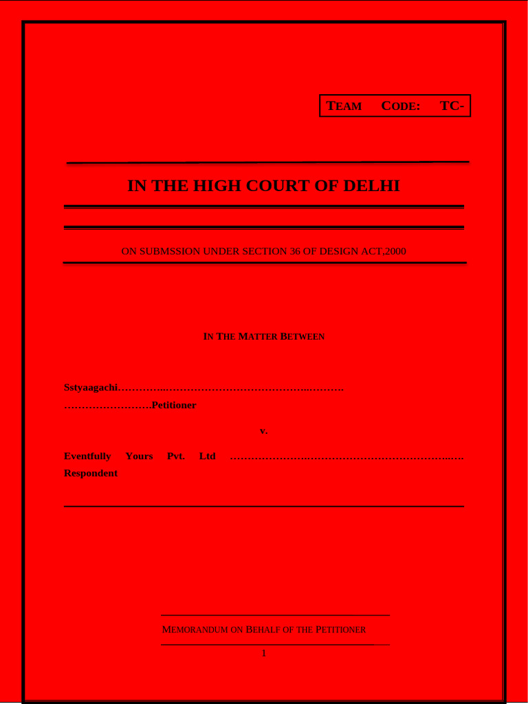 R TC 115 Memorial | PDF | Trademark Infringement | Trade Dress