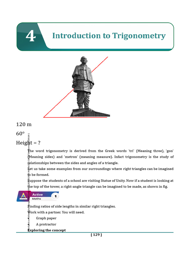 Introduction To Trigonometry | PDF | Trigonometric Functions | Trigonometry