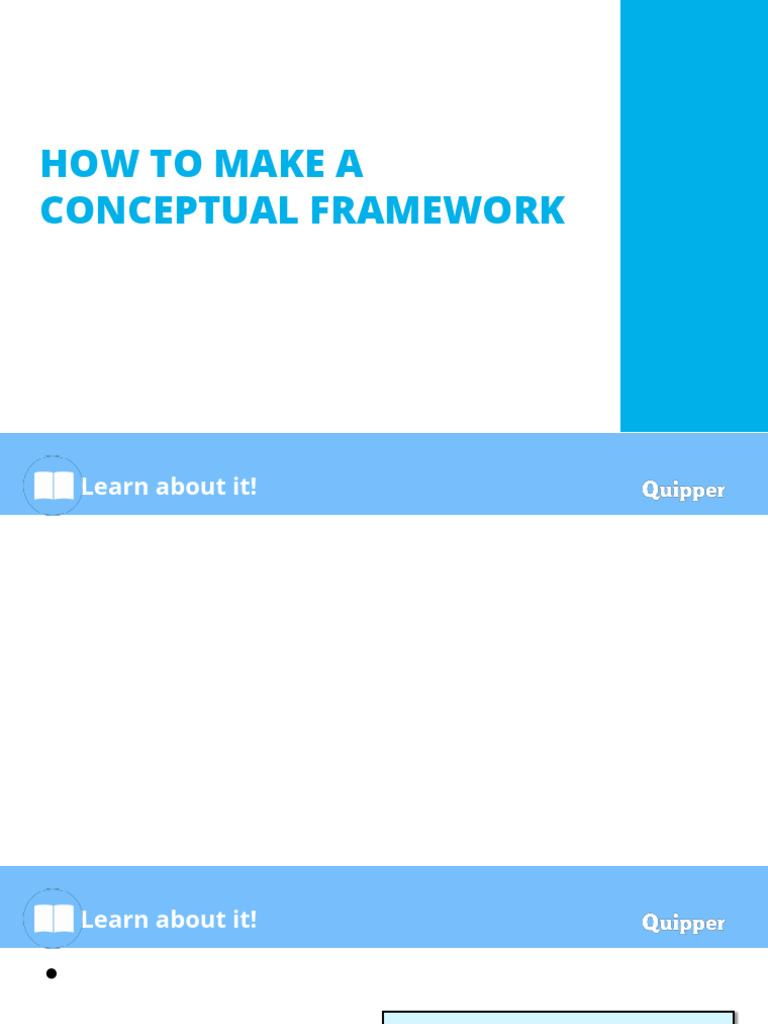 Guide to Creating a Conceptual Framework | PDF | Concept | Learning