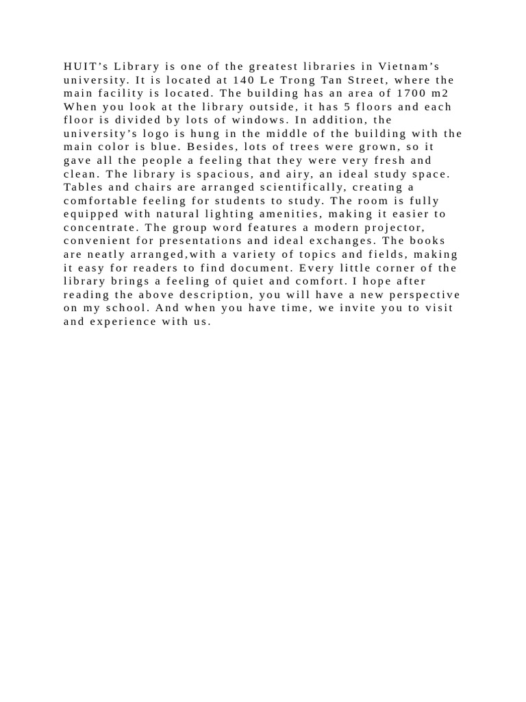 HUIT University Library Overview | PDF