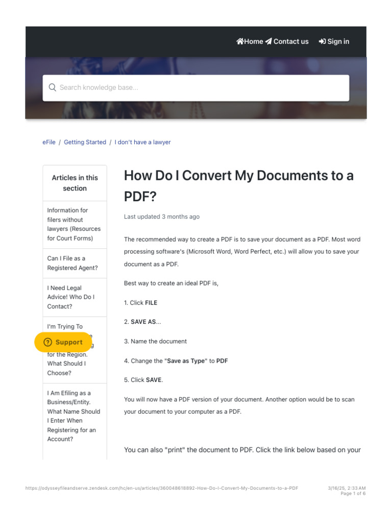 How Do I Convert My Documents To A PDF? - Efile | PDF | Computer File | File Format