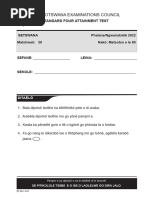 Breakthrough Setswana | PDF | Linguistics | Languages