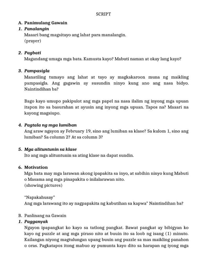 SCRIPT MIDTERM | PDF