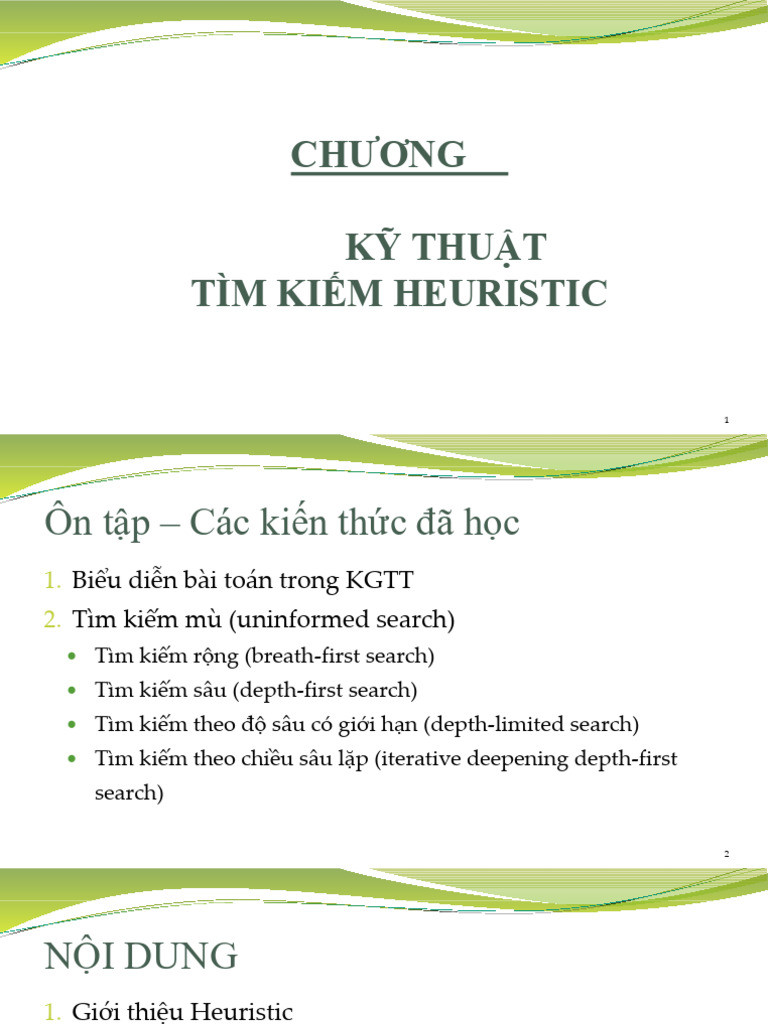 Chap 1b - Tim Kiem Heuristic | PDF