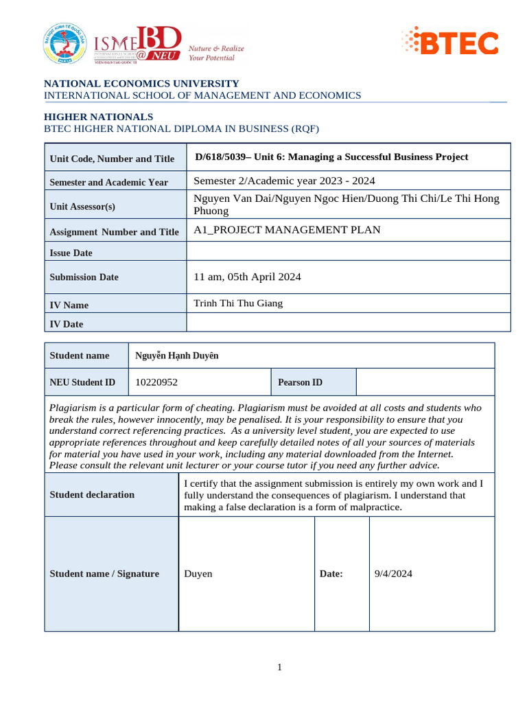 MSBP Assignment 1 Brief - SEM 2 - 2023-2024 | PDF | Corporate Social ...