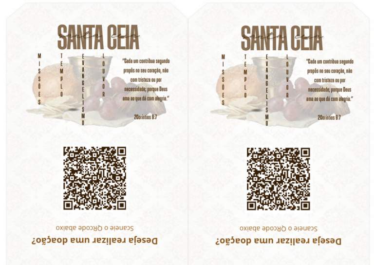 Santa Ceia Envelope PDF | PDF