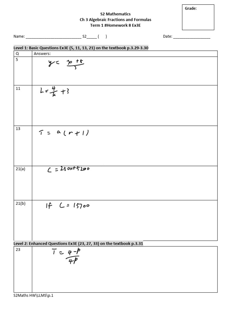 2024-25 F2-G MATH - 2G31 WONG TIN YU 黃天予 (24-25) - ch3 | PDF