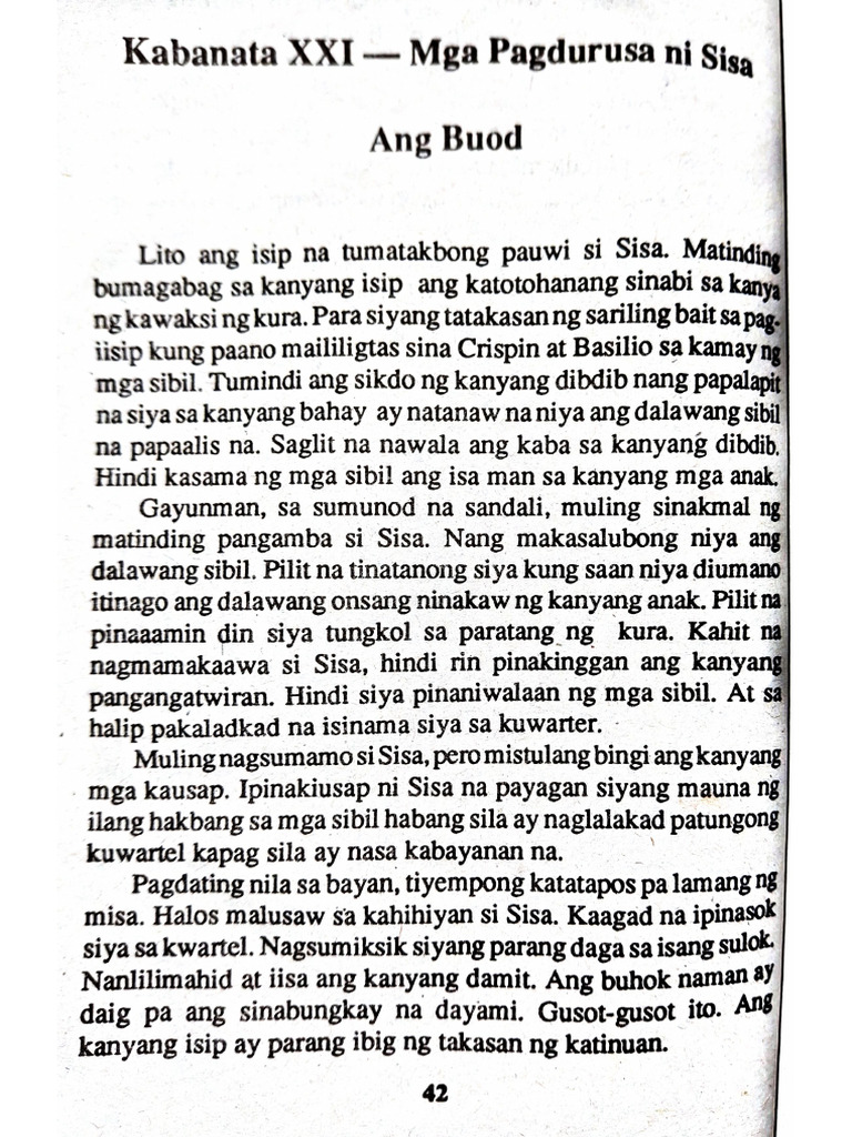Noli Me Tangere Kabanata 21 25 | PDF