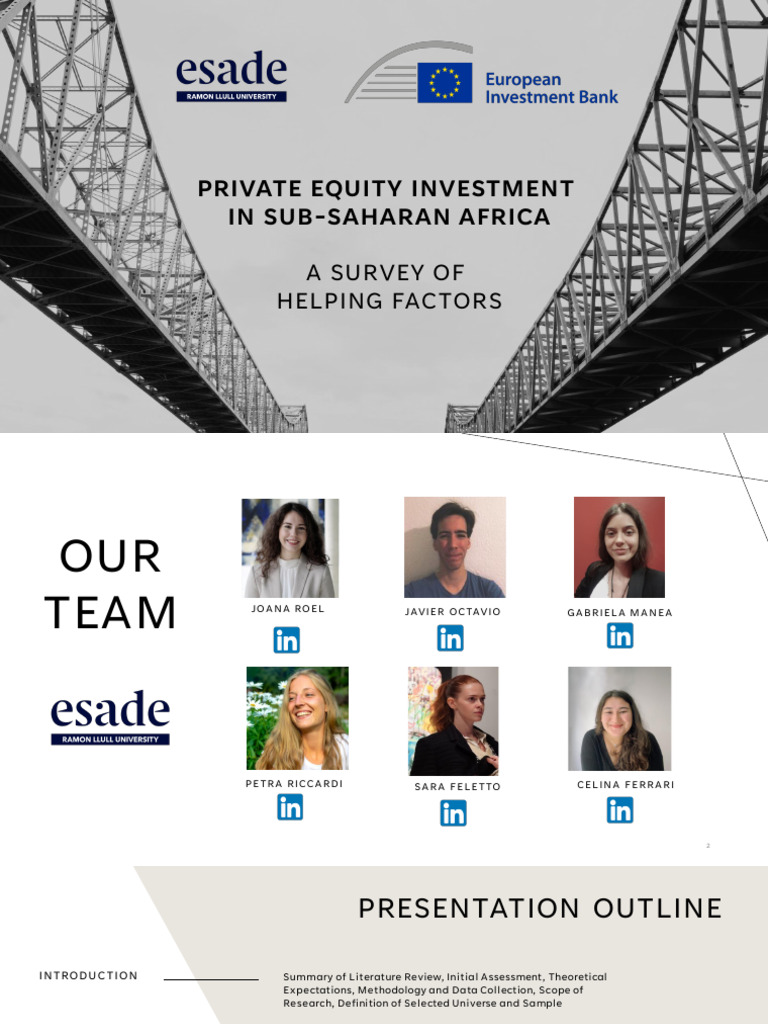 EIBxESADE FinalPresentation | PDF | Variance | Private Equity