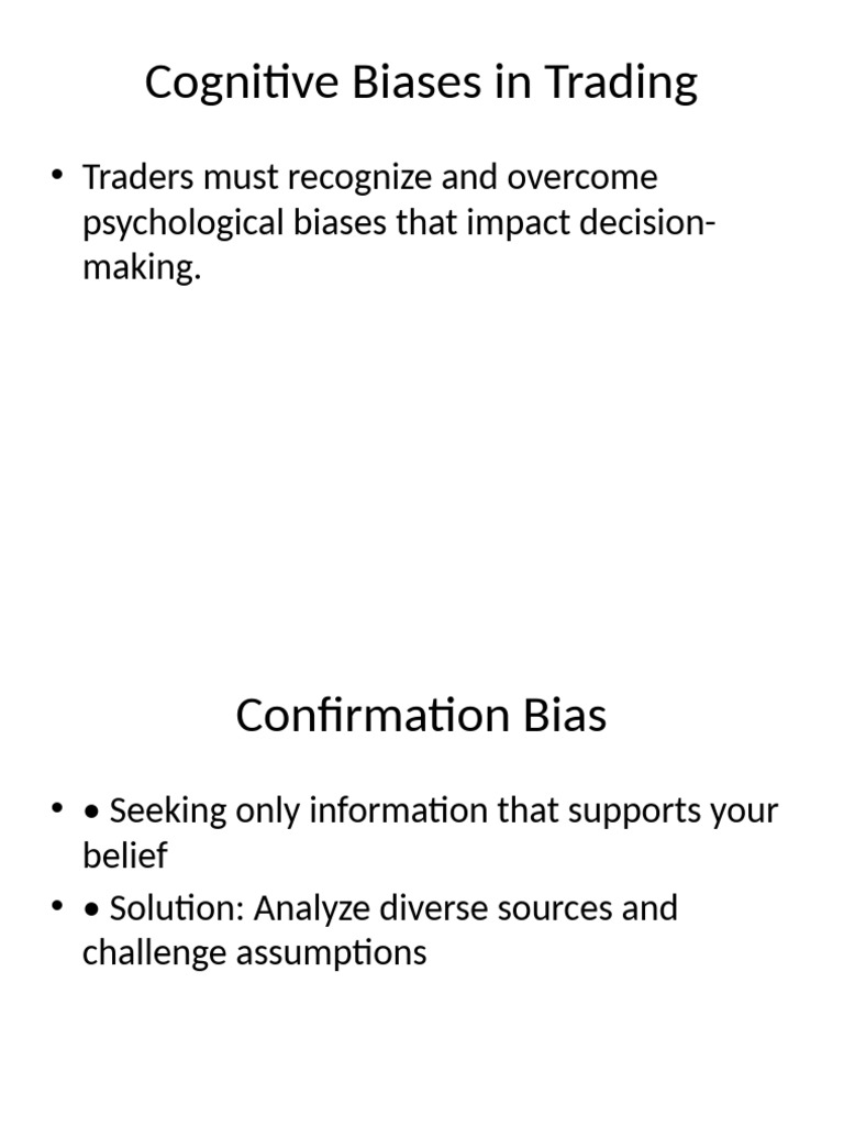 Cognitive Biases | PDF