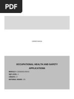 SHE Rep Learning Material | PDF | Occupational Safety And Health ...