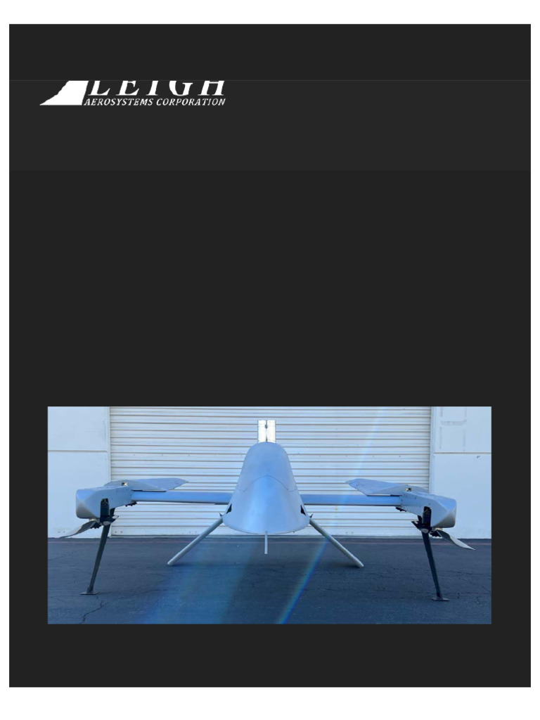 Unmanned Aircraft - Leigh Aerosystems | PDF | Unmanned Aerial Vehicle ...