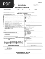 CSC Form No. 6 Application for Leave 2025 | PDF | Parental Leave ...