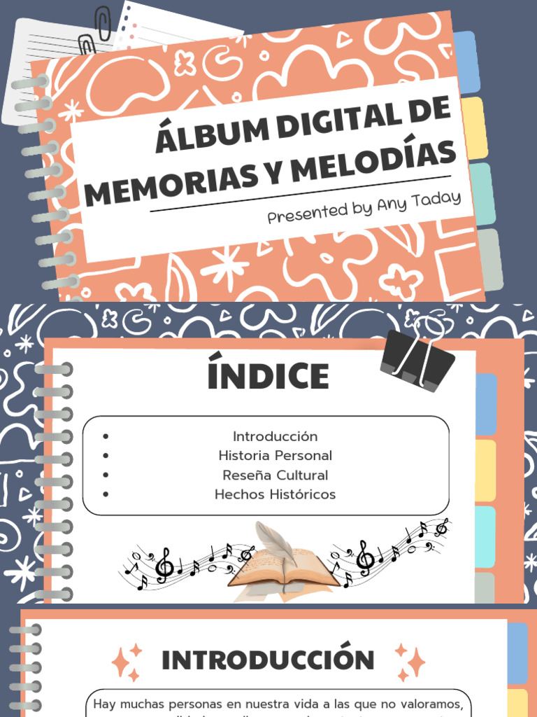 Álbum Digital: Memorias y Música | PDF | Grabación de sonido | Música pop